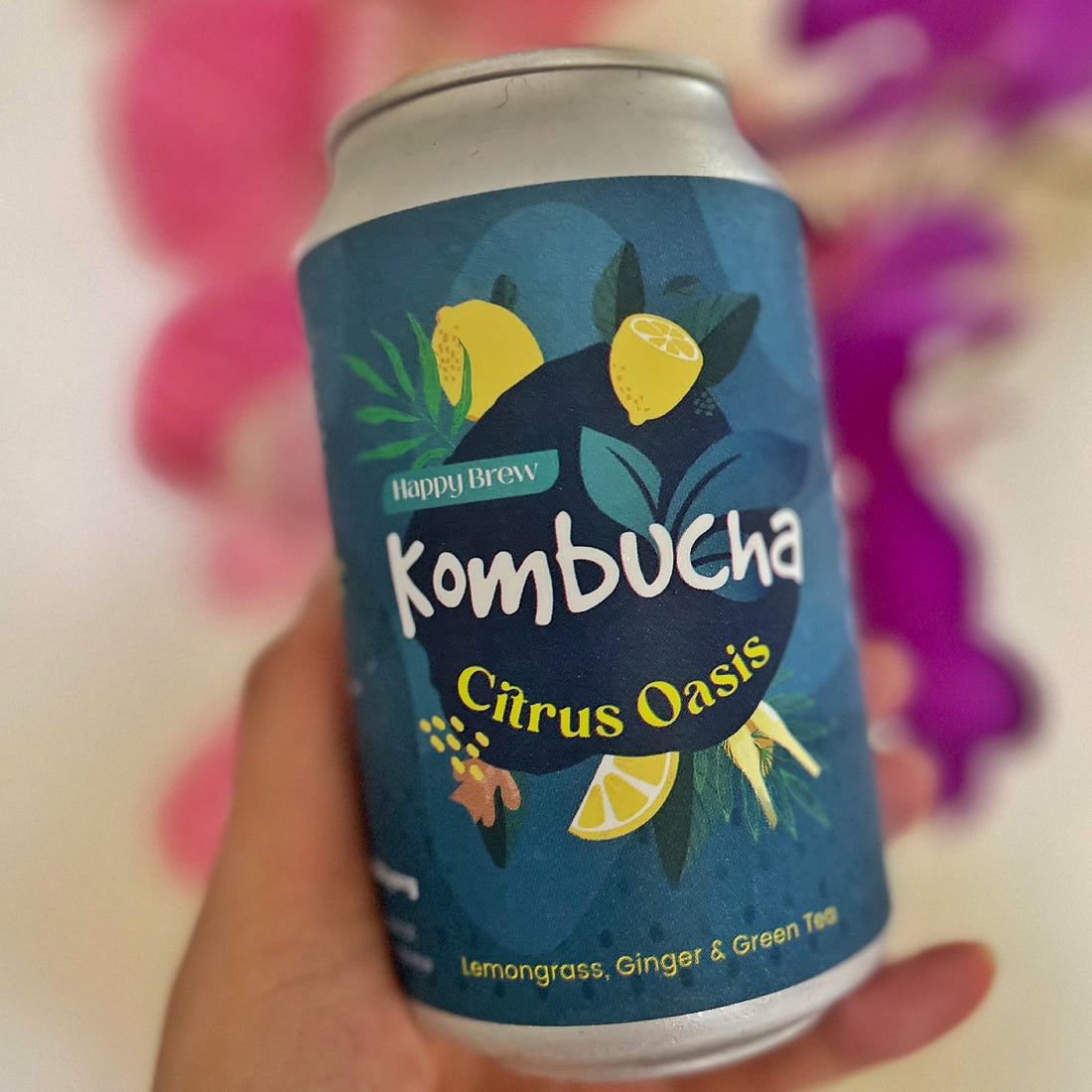 Happy Brew Kombucha Citrus Oasis 330mL – The Vegan Grocer Ph