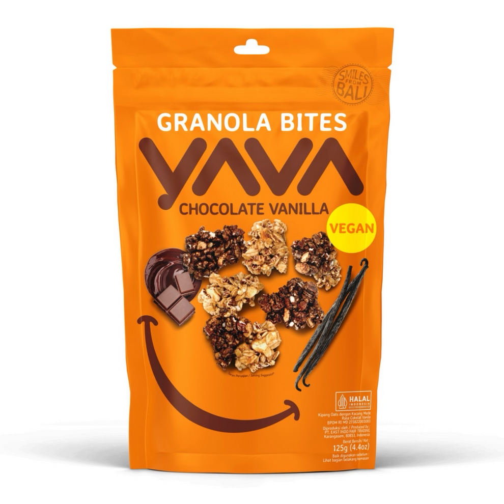 Yava Bali Granola Bites Chocolate Vanilla 125g – The Vegan Grocer Ph