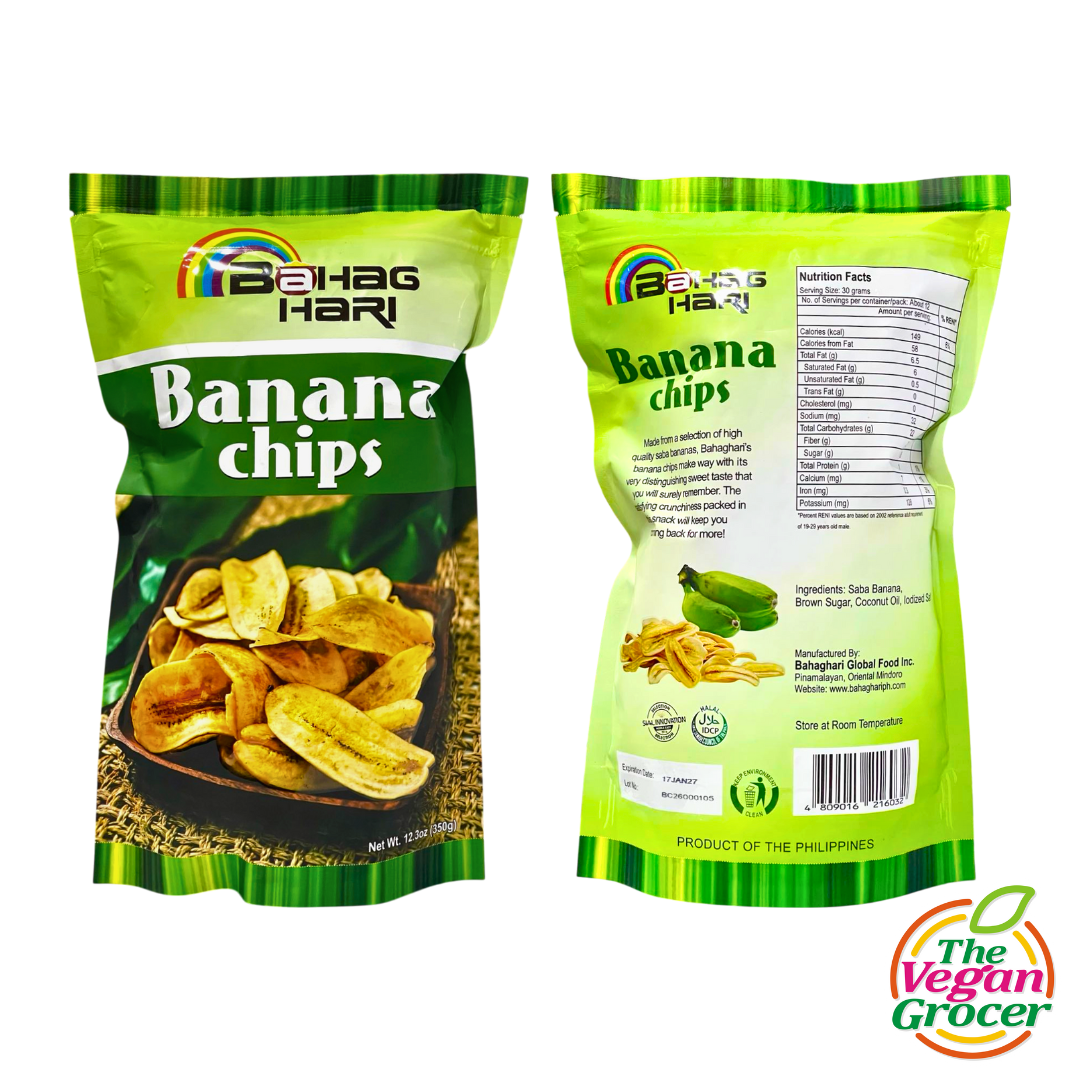 Bahaghari Banana Chips (gluten-free) – The Vegan Grocer Ph
