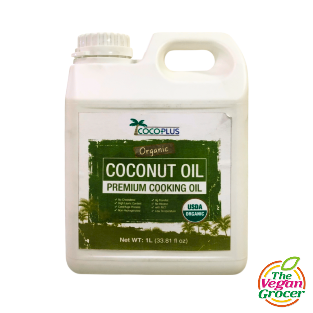 Coco Plus Organic Coconut Cooking Oil (Premium) 1L – The Vegan Grocer Ph