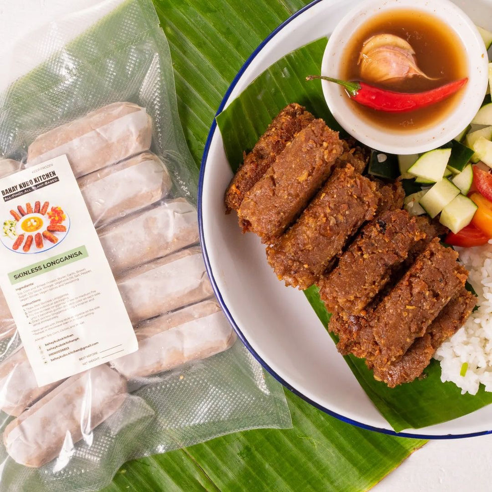 BKK Skinless Vegan Longganisa 10pcs – The Vegan Grocer Ph