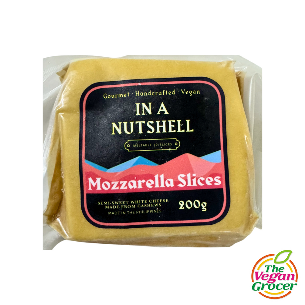 In A Nutshell Mozzarella Slices 10s (gluten-free) – The Vegan Grocer Ph