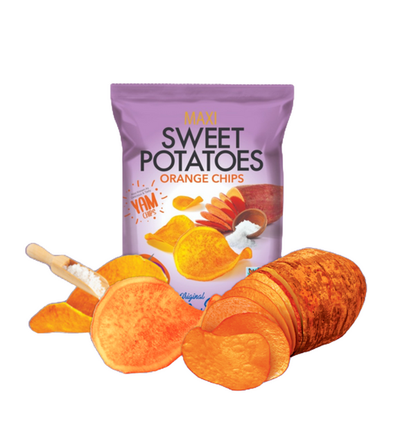 Maxi Sweet Potatoes Purple Chips (Original Sea Salt) 70g (gluten-free ...