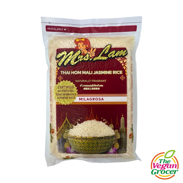 Mrs. Lam Thai Hom Mali Jasmine Rice 2kg – The Vegan Grocer Ph