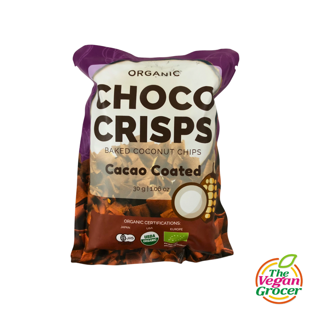 Organic Choco Crisps Cacao Coated 30g (gluten-free) – The Vegan Grocer Ph