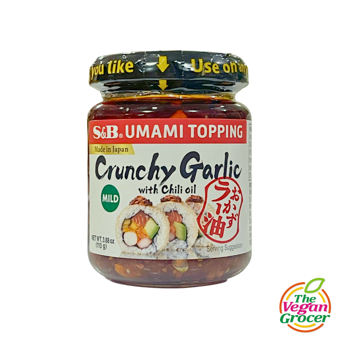 S&B Crunchy Garlic with Chili Oil 110g – The Vegan Grocer Ph