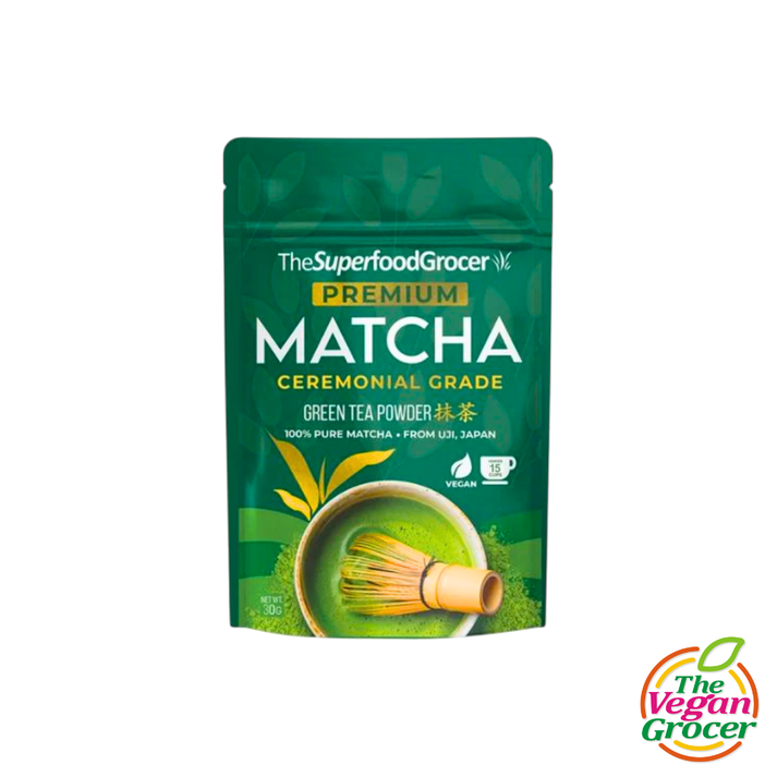 The Superfood Grocer Premium Matcha Ceremonial Grade Powder 30g – The ...
