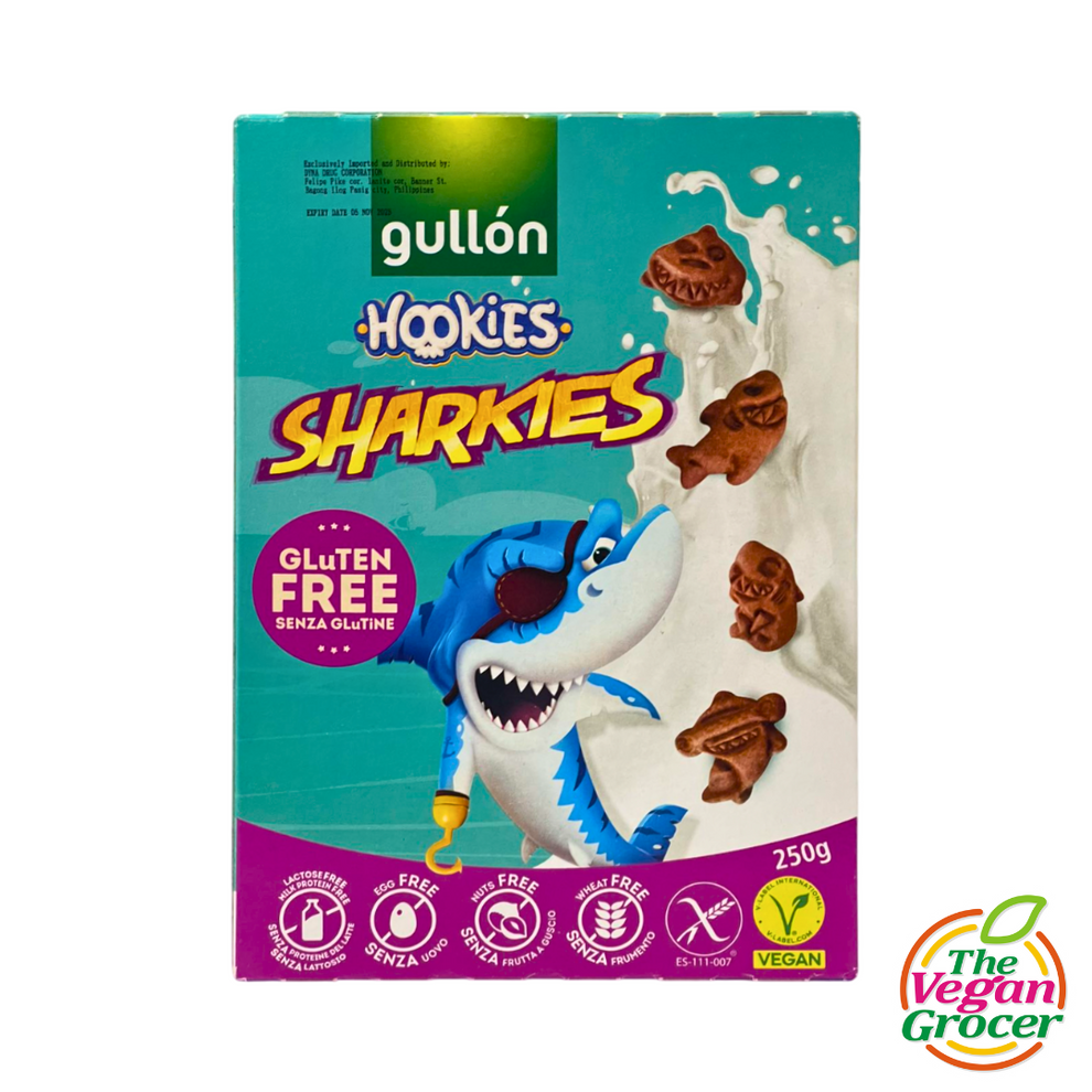 Gullón Hookies Sharkies Cookies 250g (gluten-free) – The Vegan Grocer Ph
