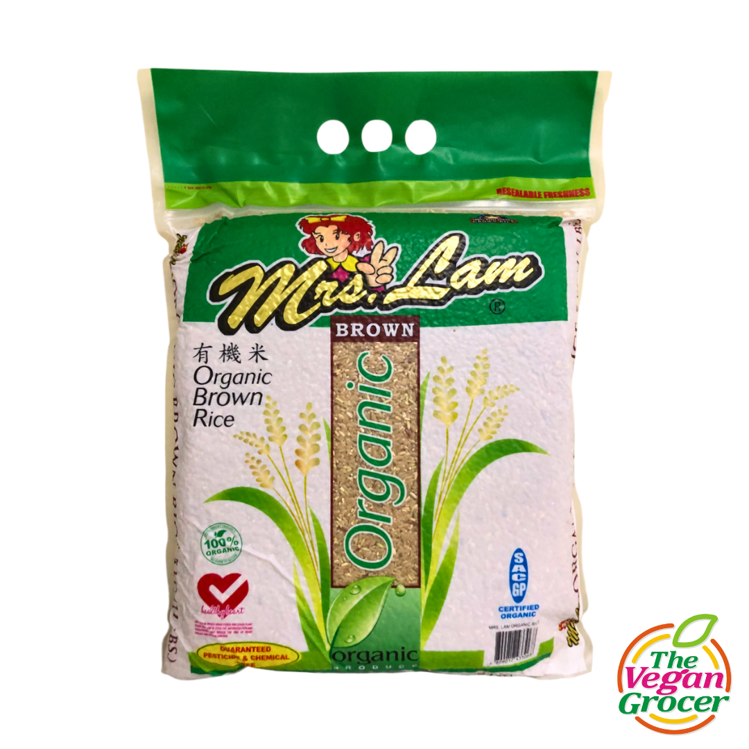 Mrs. Lam Organic Brown Rice 5kg – The Vegan Grocer Ph