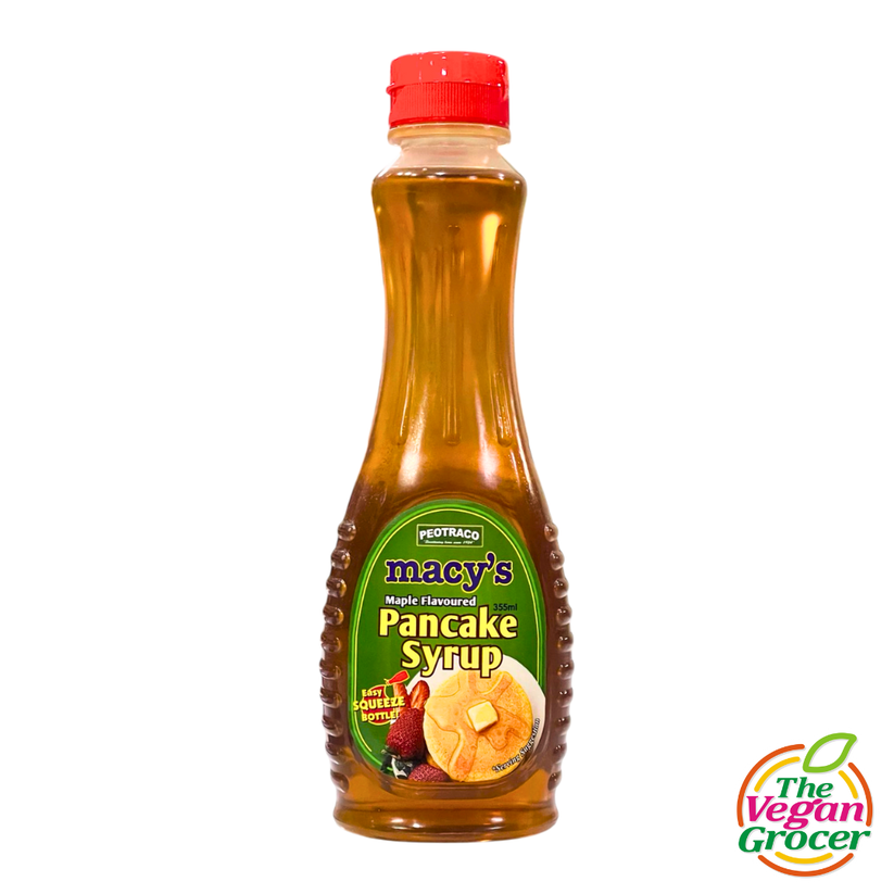 Macy's Maple Flavoured Pancake Syrup 355mL – The Vegan Grocer Ph