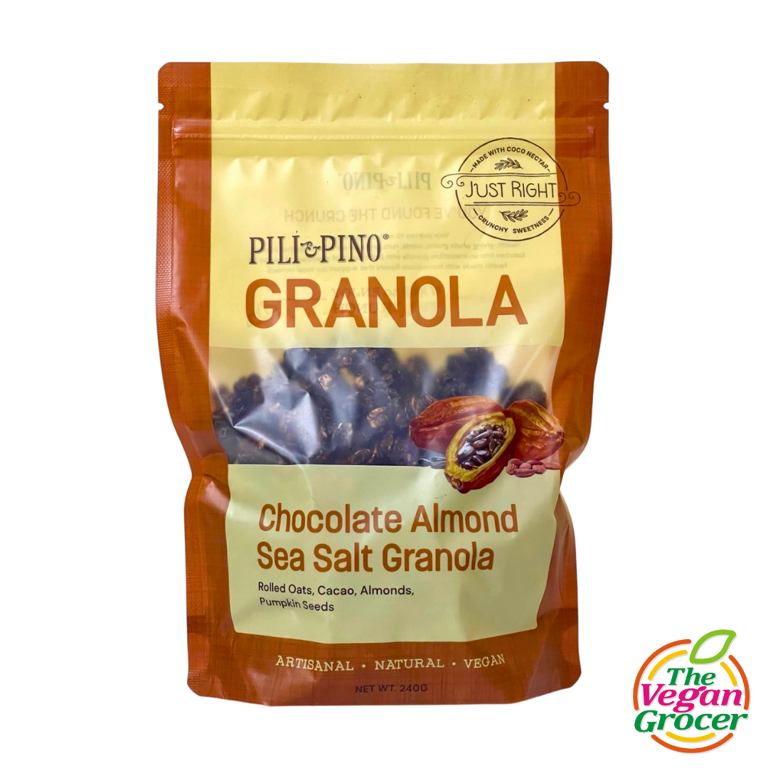 Pili & Pino Choco Almond Sea Salt Granola 240g – The Vegan Grocer Ph