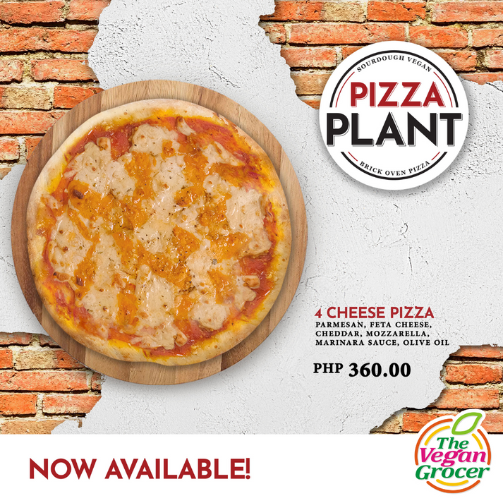 Pizza Plant Four Cheese Pizza 10” – The Vegan Grocer Ph