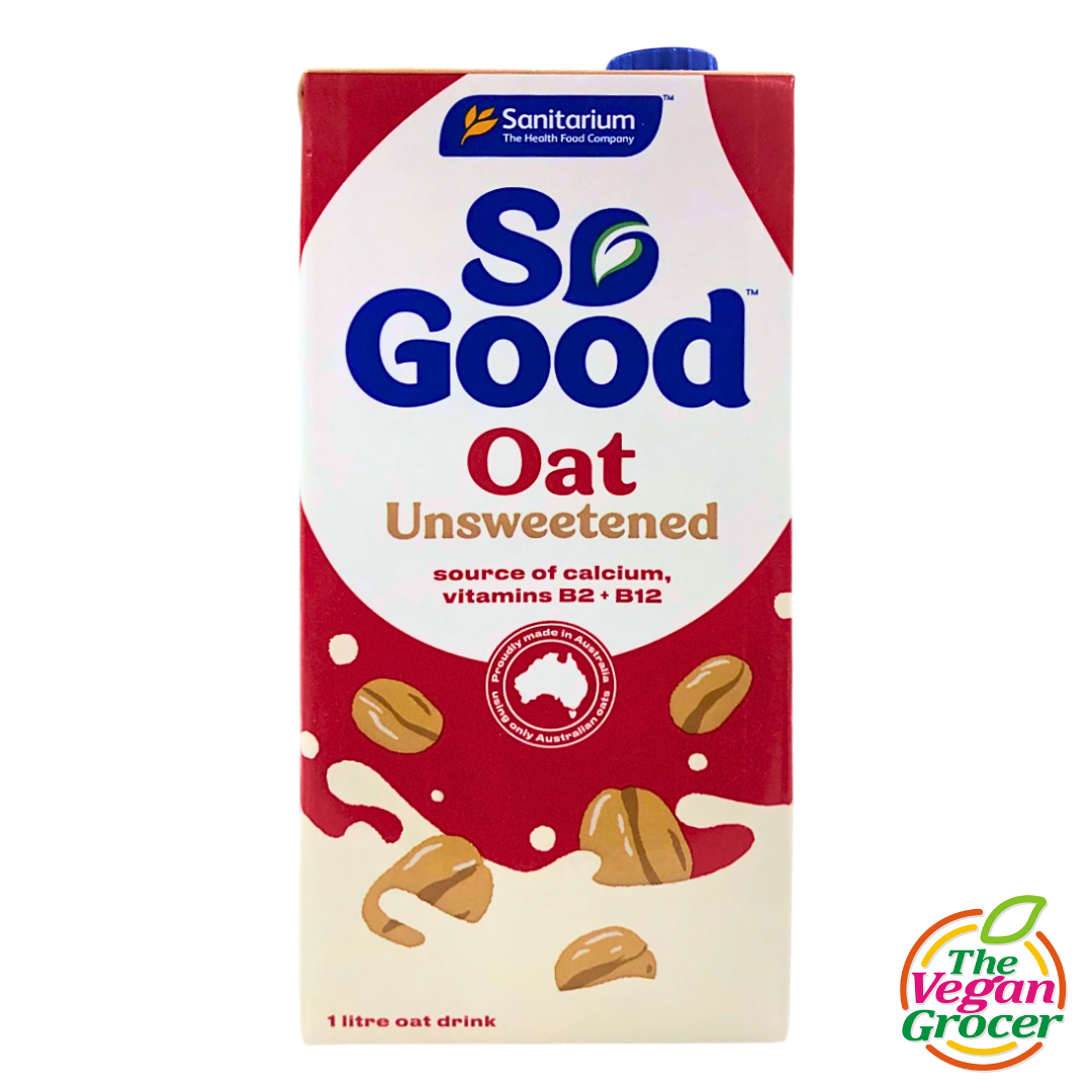 So Good Oat Milk Unsweetened 1L – The Vegan Grocer Ph