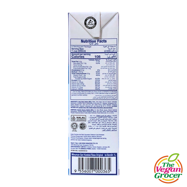 Soyfresh Soya Milk 1L Natural – The Vegan Grocer Ph