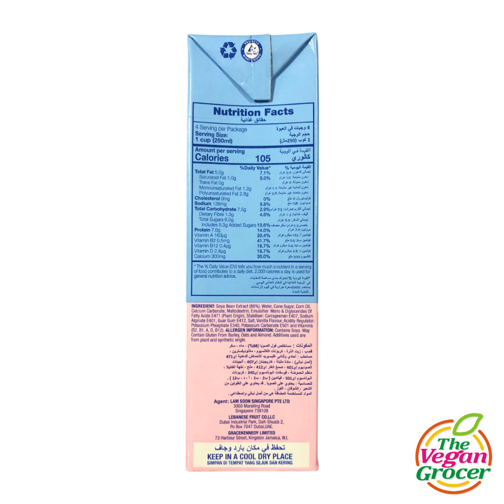 Soyfresh Soya Milk 1L Low Sugar – The Vegan Grocer Ph