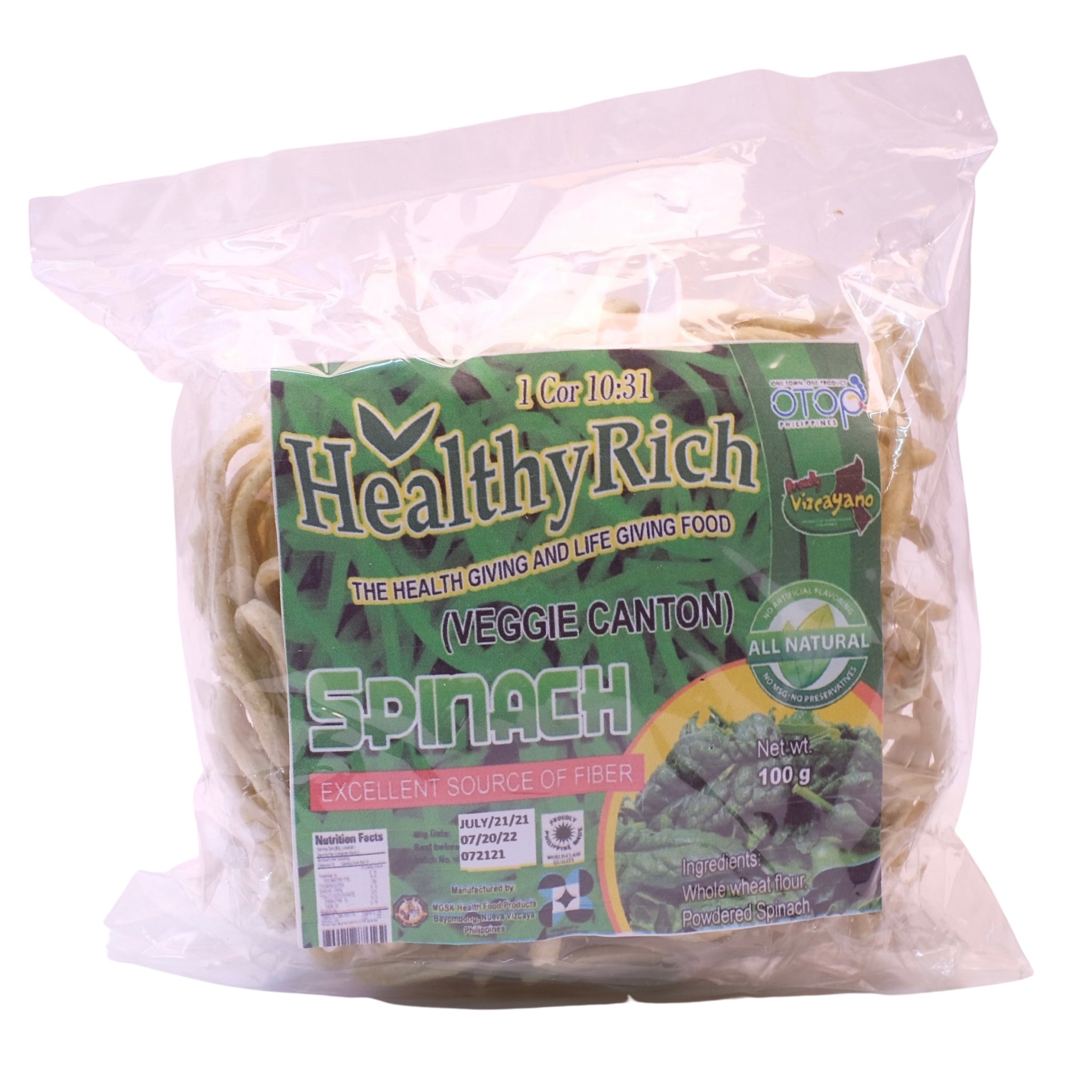 Healthy Rich Veggie Canton 100g – The Vegan Grocer Ph