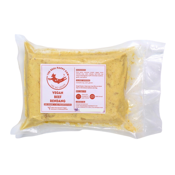 The Real Happy Cow Beef Rendang 500g – The Vegan Grocer Ph