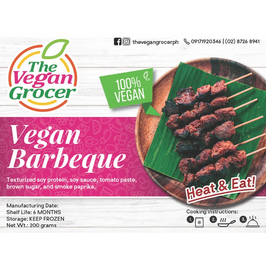 TVG Vegan BBQ 6pcs – The Vegan Grocer Ph
