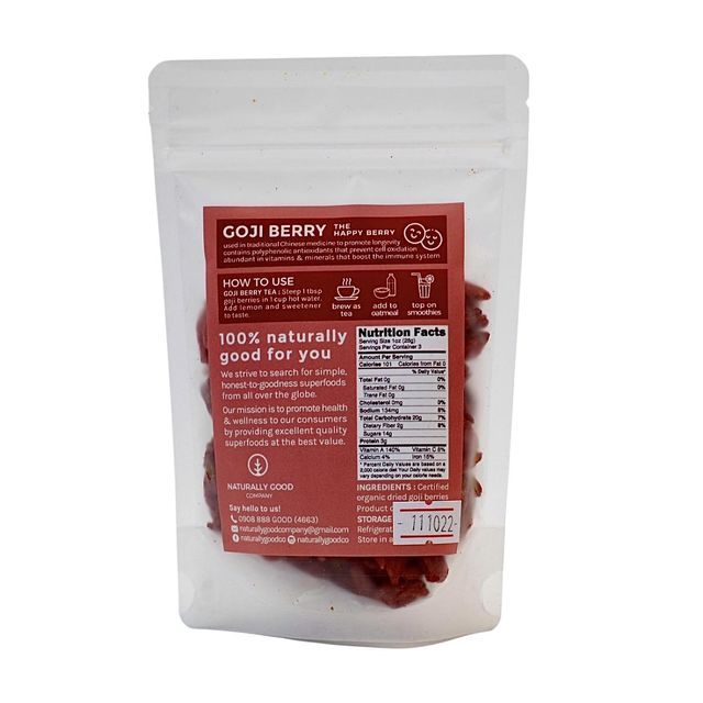 NGC Goji Berries 75g – The Vegan Grocer Ph