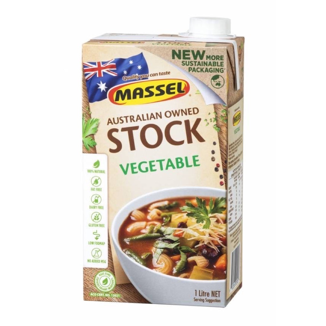 Massel Vegetable Style Liquid Stock 1L – The Vegan Grocer Ph